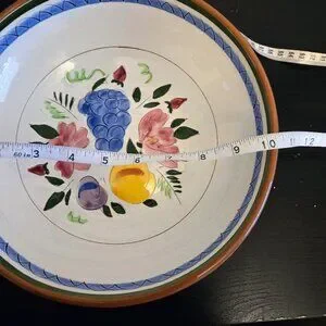 Stangl | Dining | Vintage Stangl Pottery Fruit Flowers Serving Bowl ...